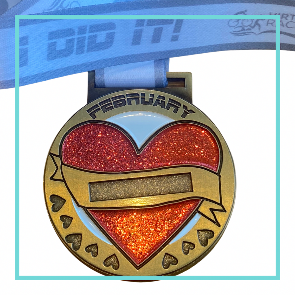 February Heart - Half or Full Marathon Challenge – Virtual Racing UK